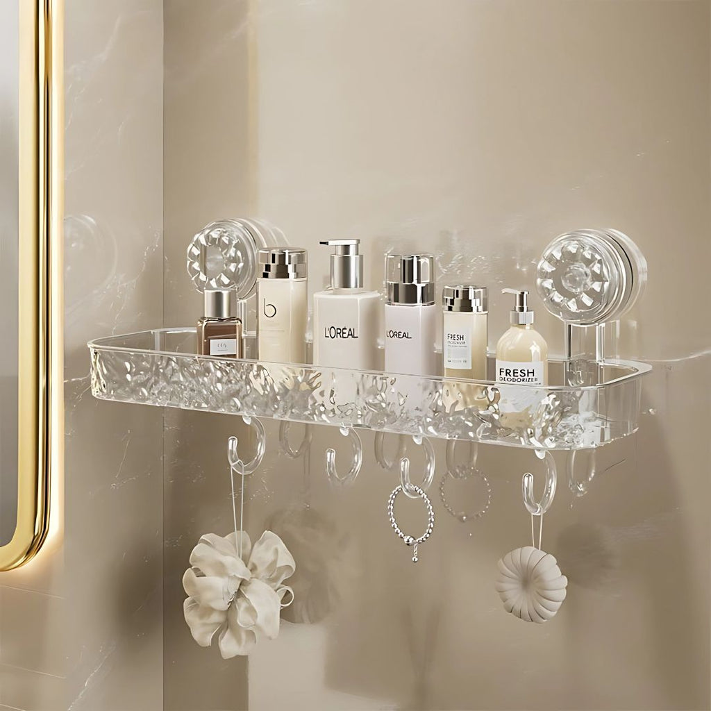 Primechoice Non-Perforated Vacuume Mount Storage Rack – Non-Drill Bath ...