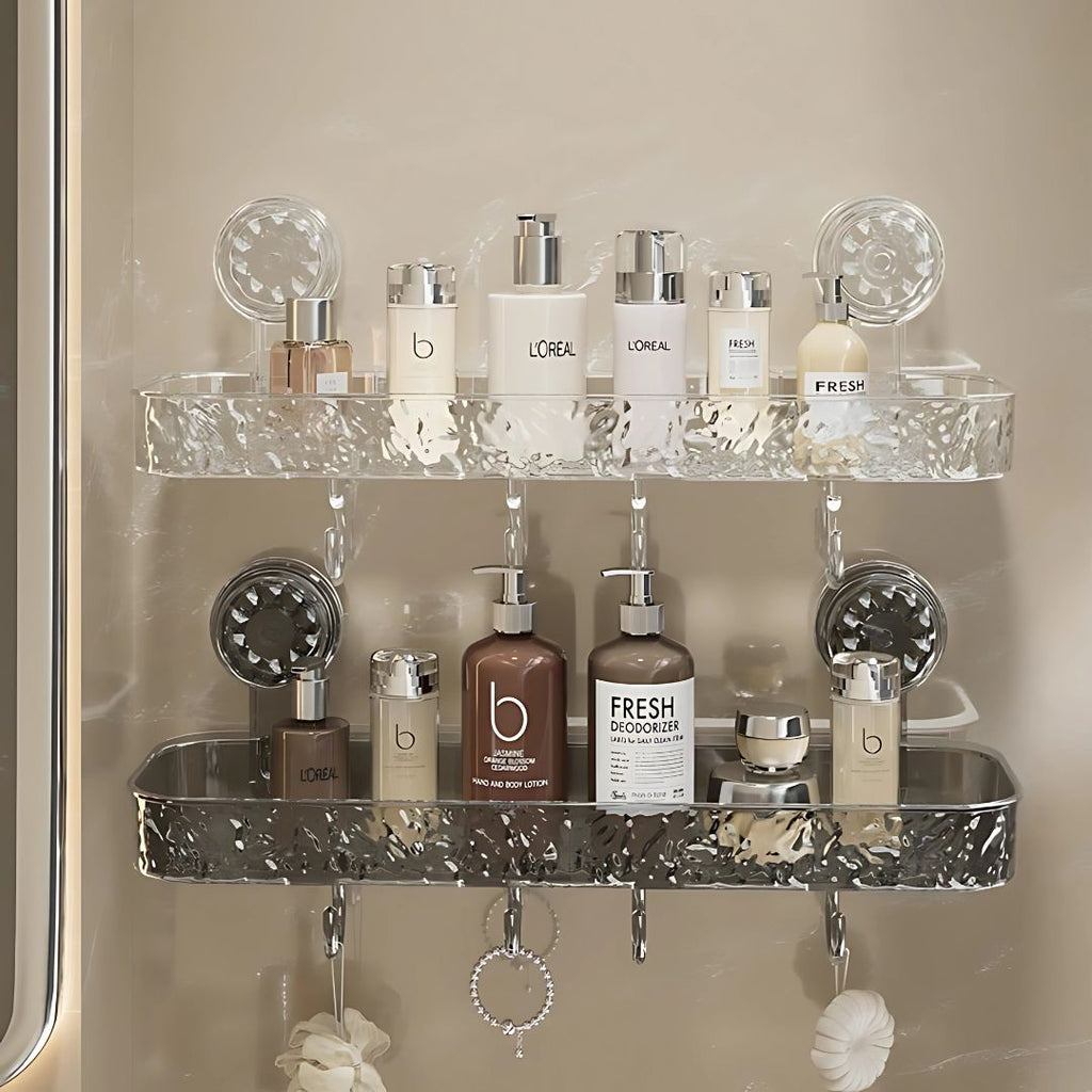Primechoice Non-Perforated Vacuume Mount Storage Rack – Non-Drill Bath ...